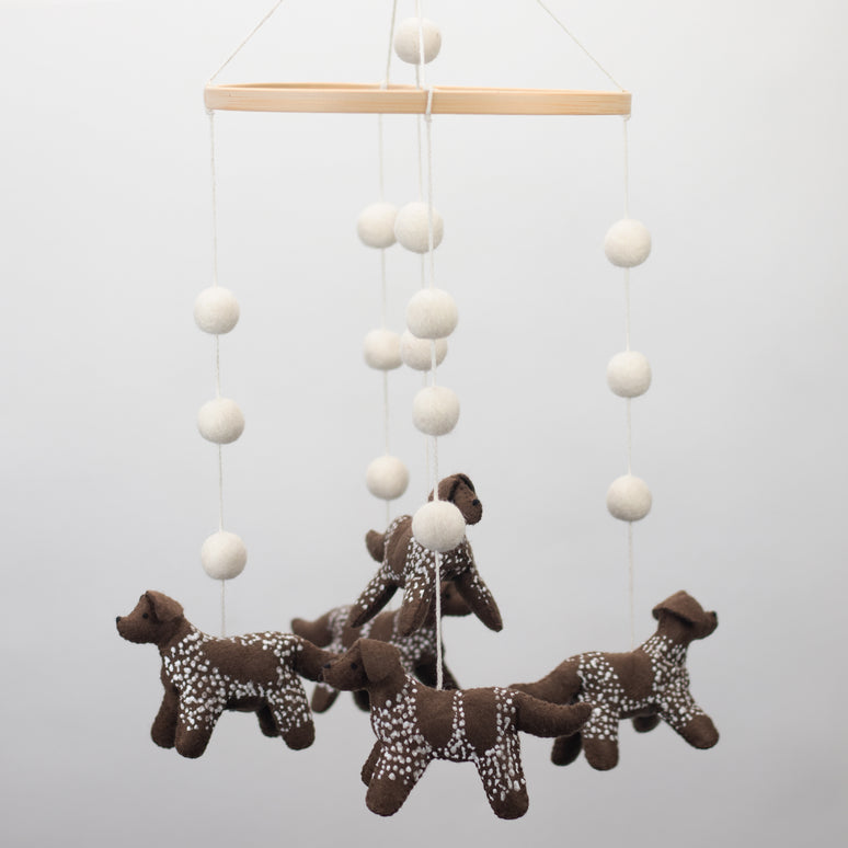 Custom Dog Baby Mobile